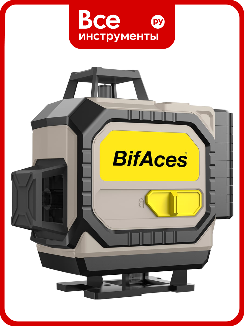Лазерный уровень BifAces DTL-16, 16 лучей, зеленый, 40м, 360°, 1/4", Li-Ion, 2.4Ач