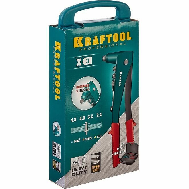 Kraftool заклепочник в кейсе