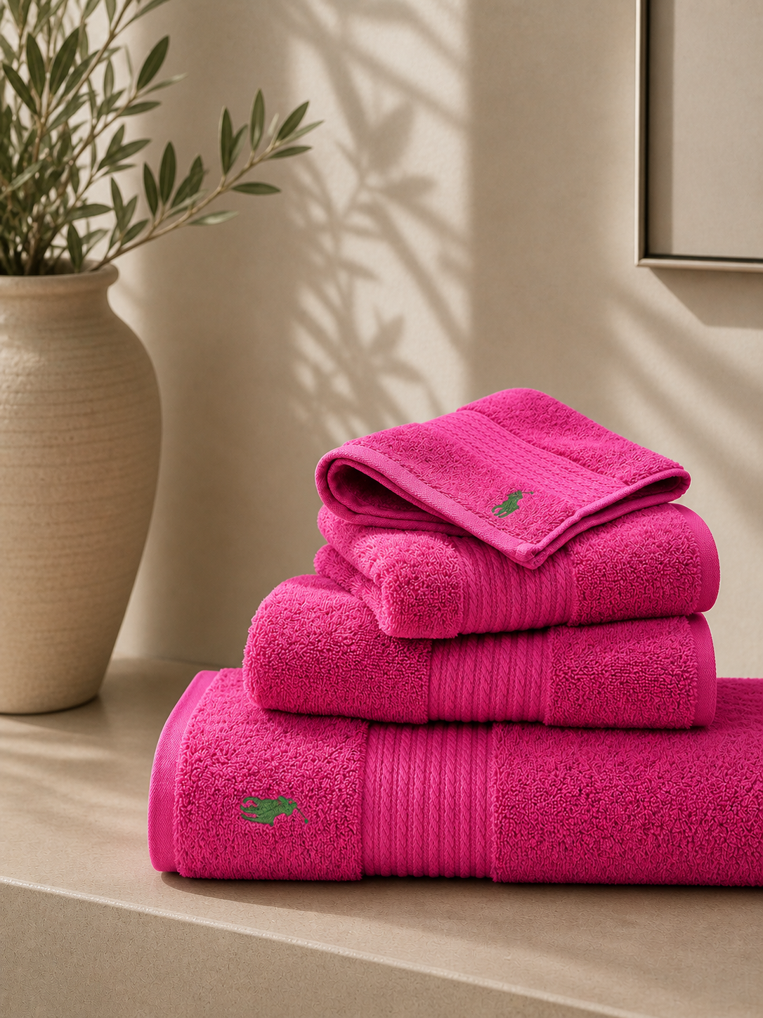 Полотенце Ralph Lauren Игрок в поло (Polo Player) Розовый (Pink) 90x170 см