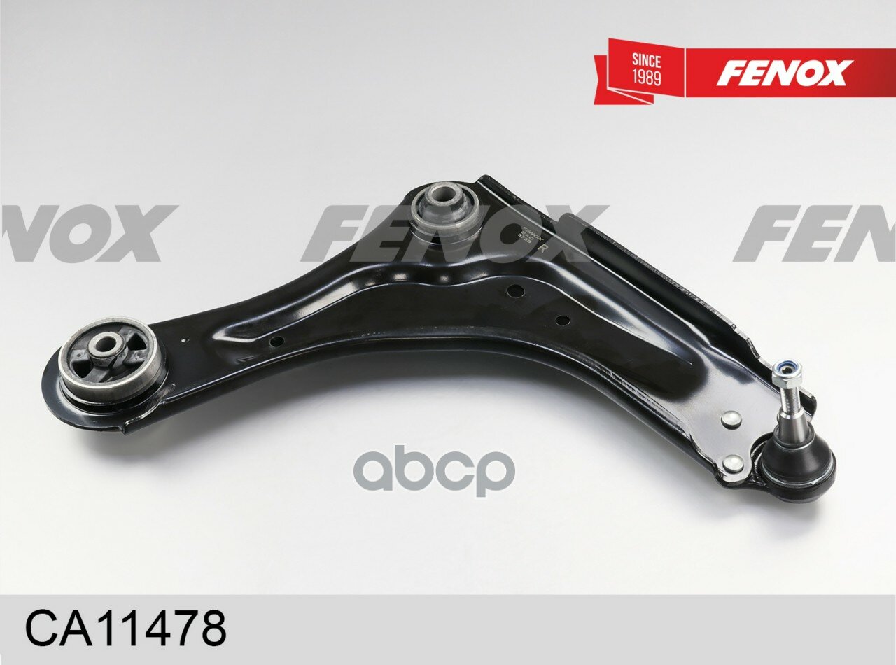 Рычаг подвески Renault Laguna 3 09- передний нижний правый FENOX арт. CA11478
