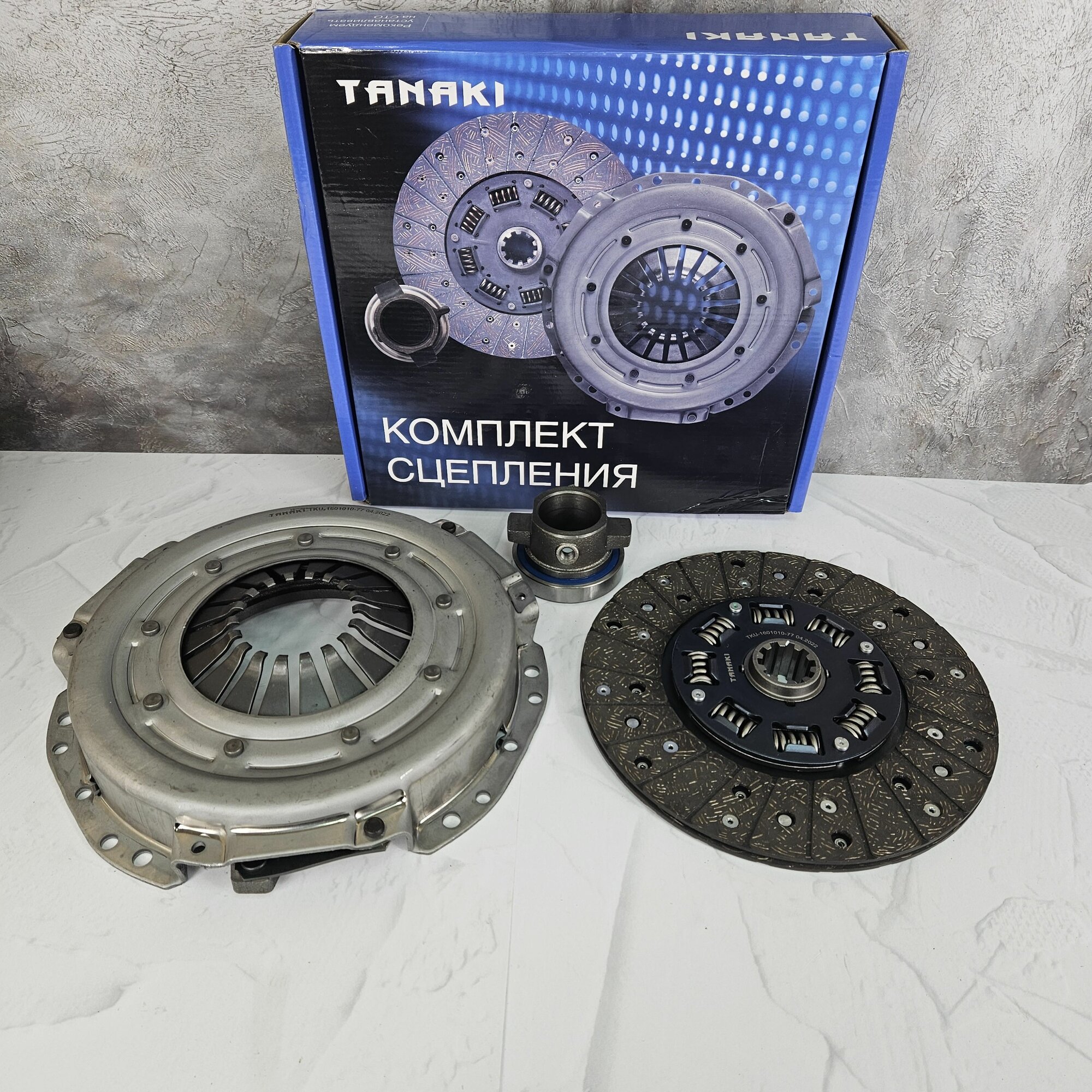 Сцепление в сборе Keno TKU-1601010-77 для а/м УАЗ 3151, Буханка УМЗ-417, 421 с рычажным сцеплением