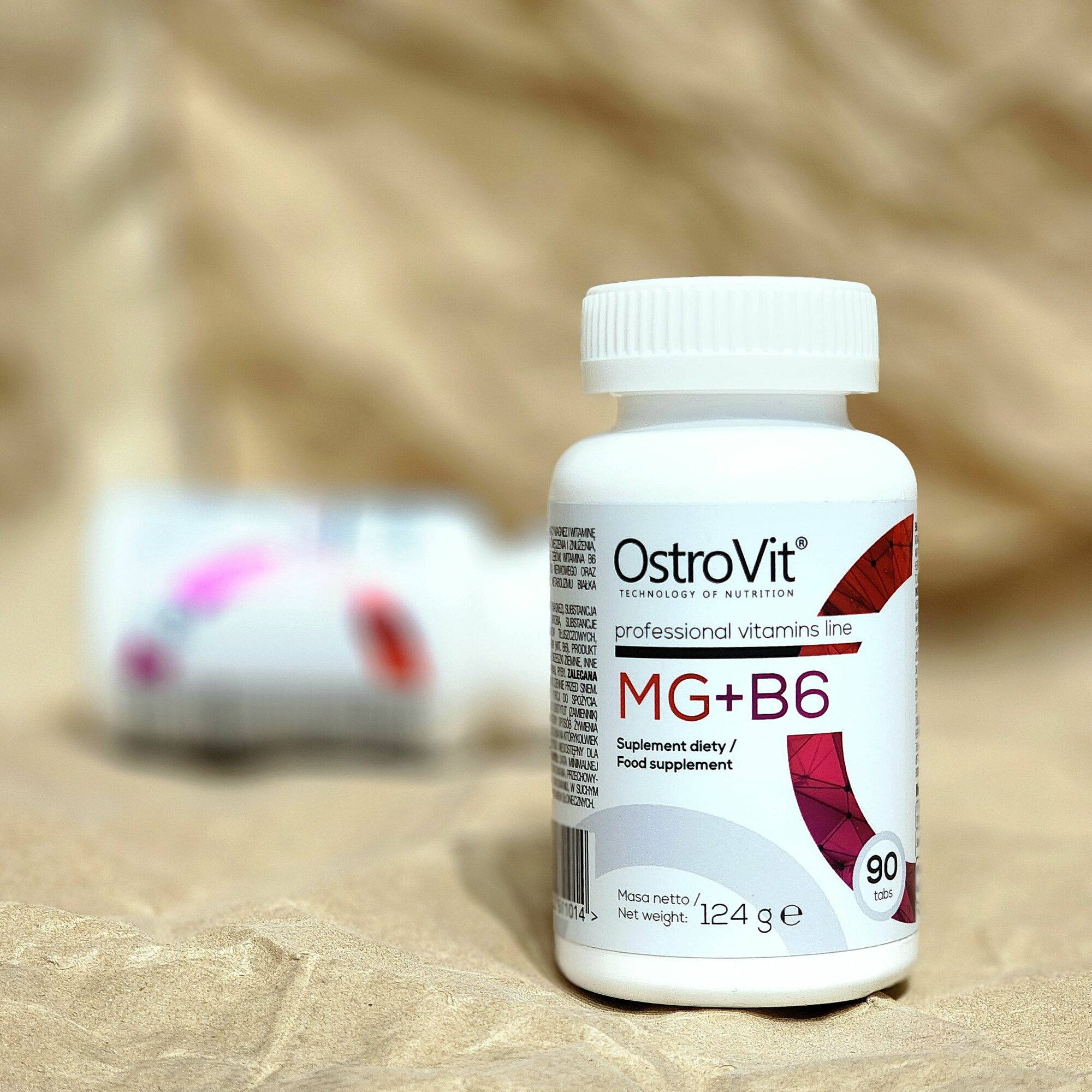 Магний цитрат OstroVit - MG+B6 (90 таб)