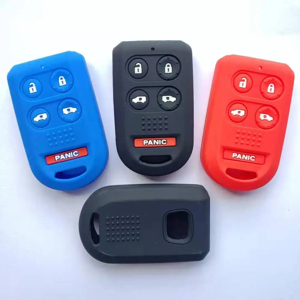 Защитный чехол для автомобильного ключа для HONDA Odyssey Smart Remote Key FOB черный, Черный