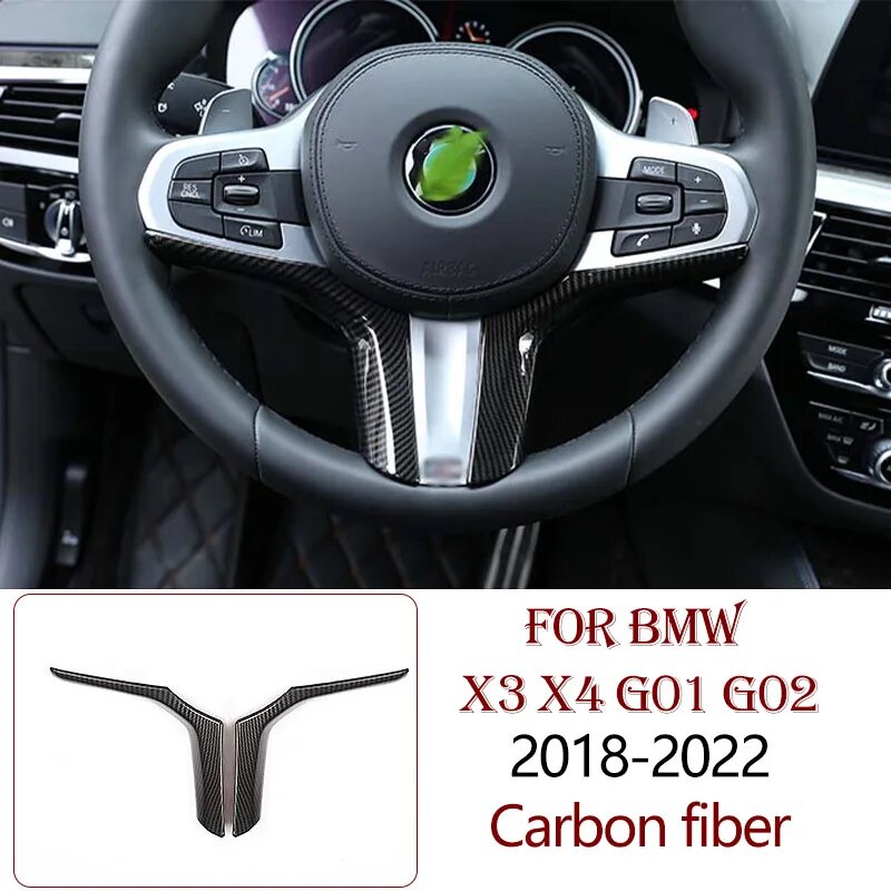 Накладка на панель управления BMW X3 X4 G01 G02 2018-2022, Style 14