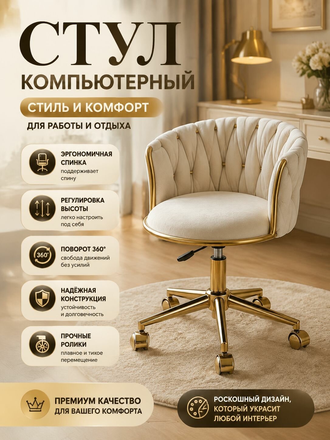 Стул мастера, Цвет товара