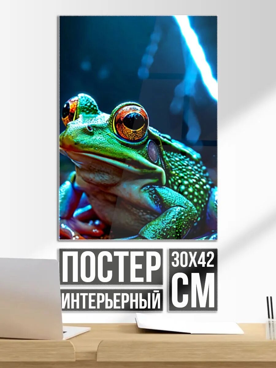 Постер на стену Большая лягушка