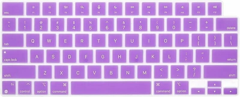 Чехол для клавиатуры MacBook Air 15 и 13.6 дюймов, Mac Book Pro 14 и 16 , американский макет, английская версия моделей M4 M3 M2 M1