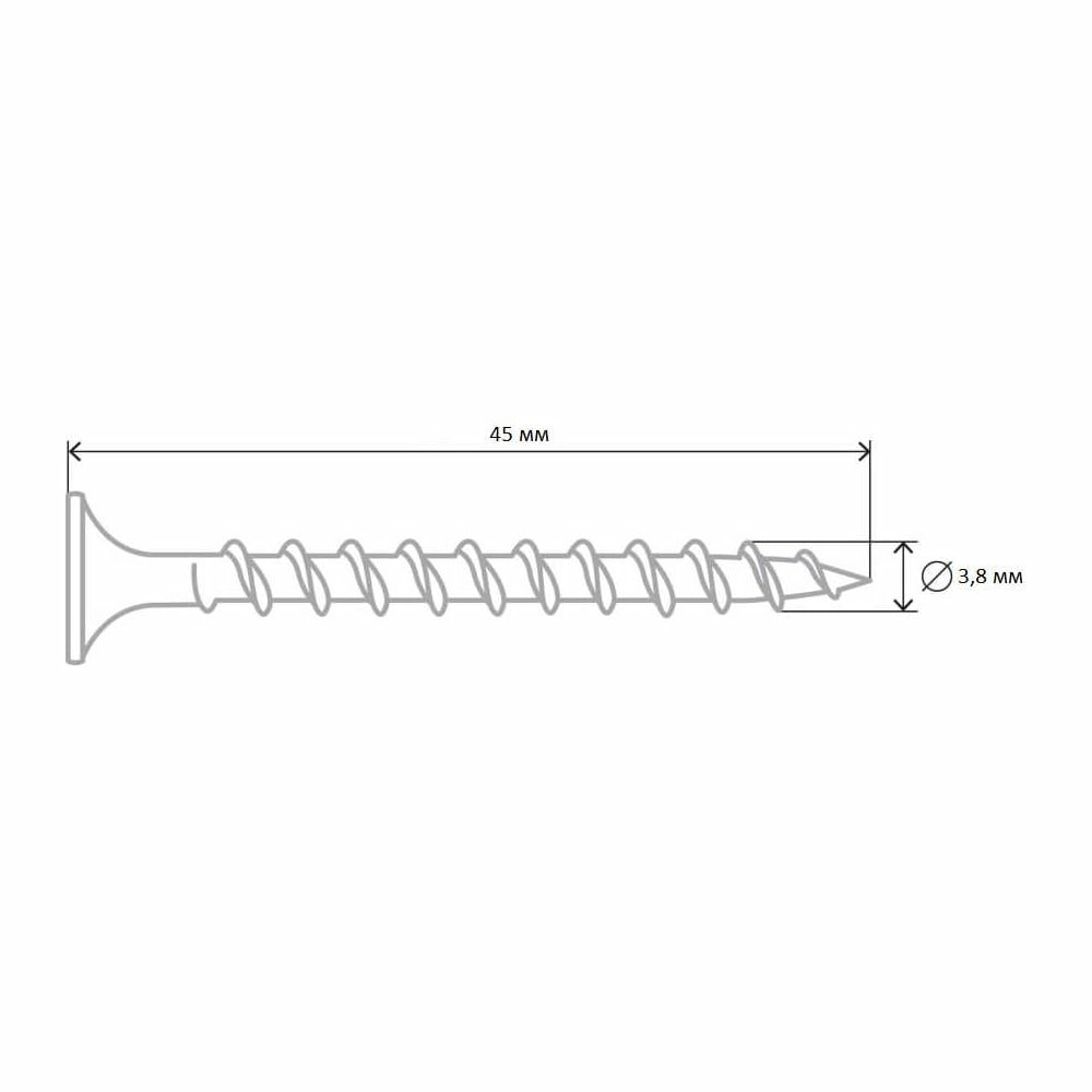 Саморезы СГД Tech-Krep PRO 3,8х45 (80 шт.)