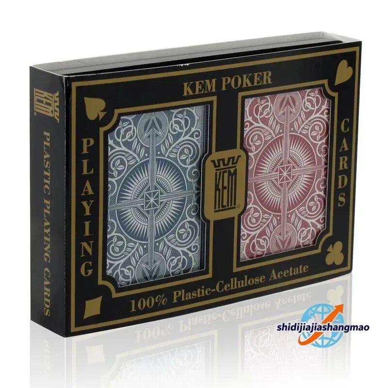 Игральные карты KEM Poker Arrow (крупный индекс) Две колоды пластик