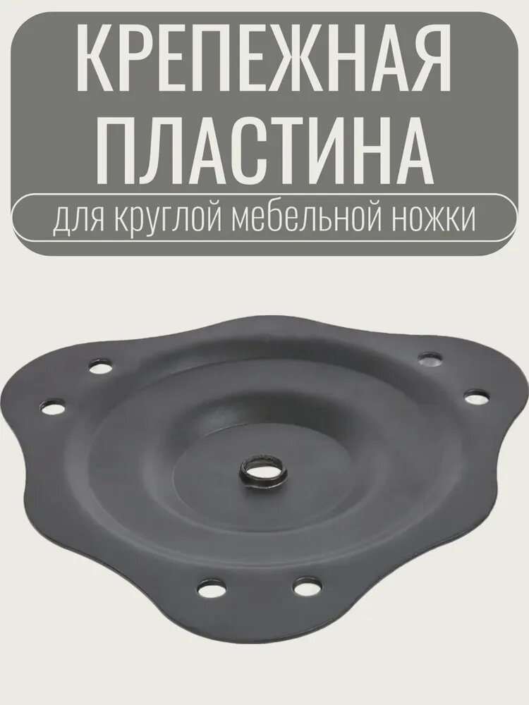 Площадка крепежная для мебельной металлической ножки 1 шт.
