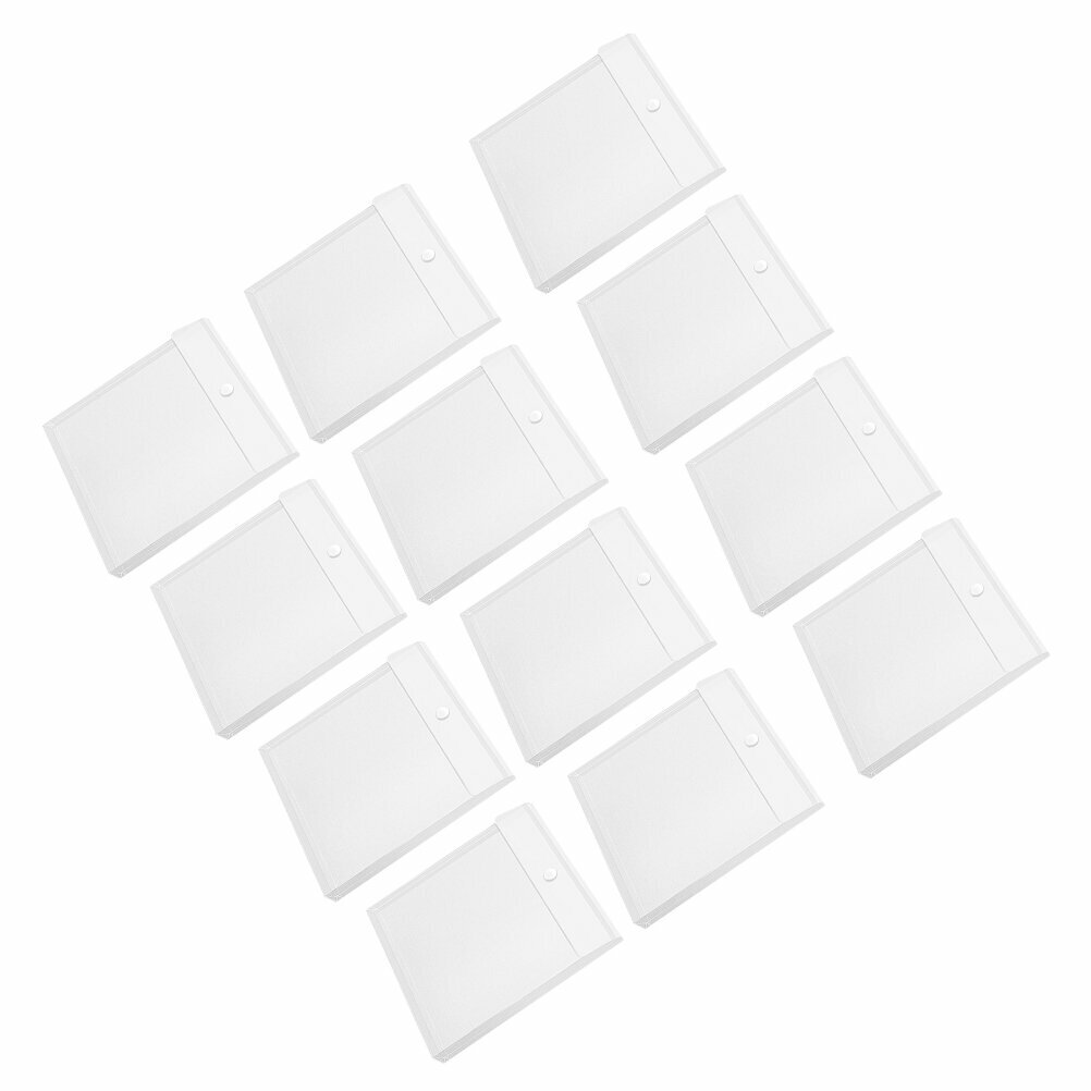 Прозрачные папки из пп для хранения бумаги, фотографий и документов, набор из 12 штук