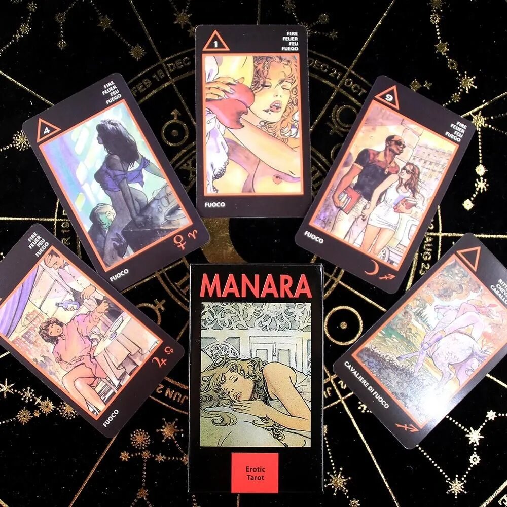 Карты Таро "Manara Erotic Tarot " Италия Lo Scarabeo / Эротическое Таро Манара