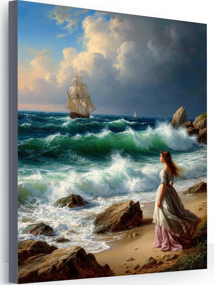 Картина на стену для интерьера "Пейзаж", на подрамнике, 40 x 50 см