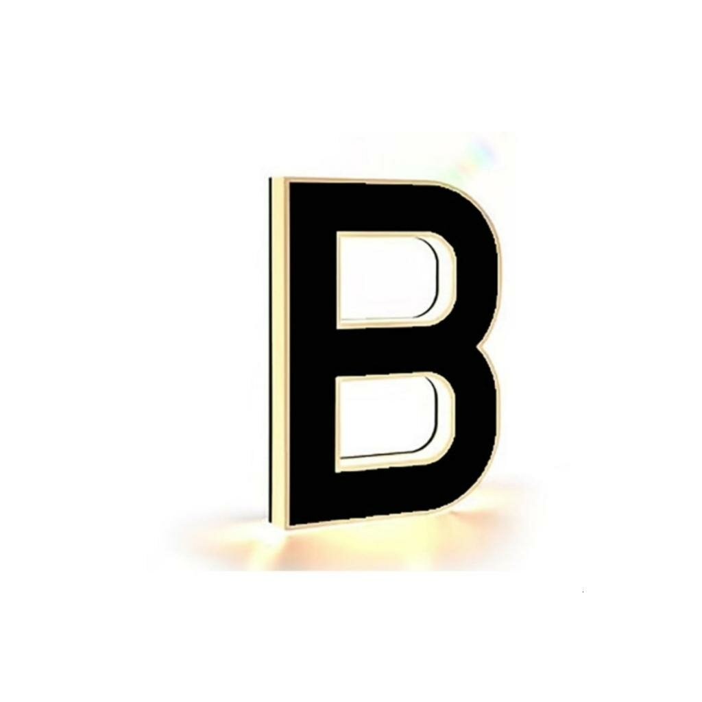 Светящиеся солнечные номера для дома, B