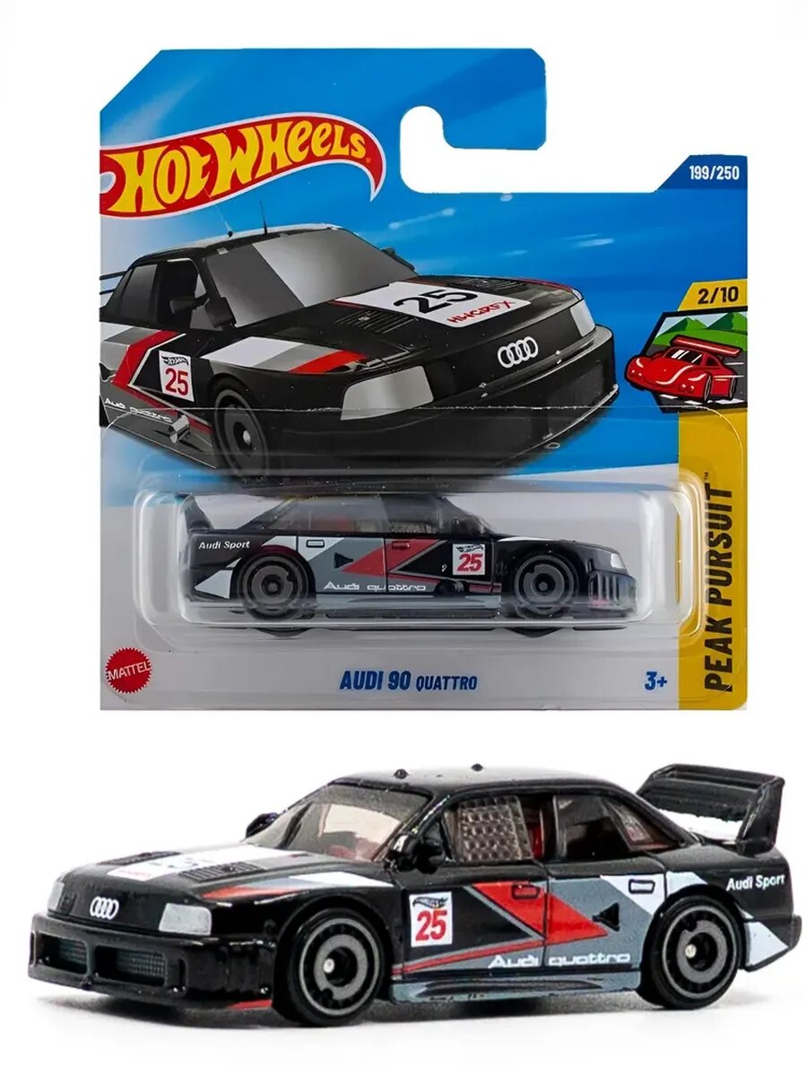 Машинка Hot Wheels Audi 90 Quattro (короткая карта)