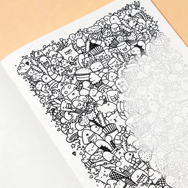 Книга-раскраска для снятия стресса