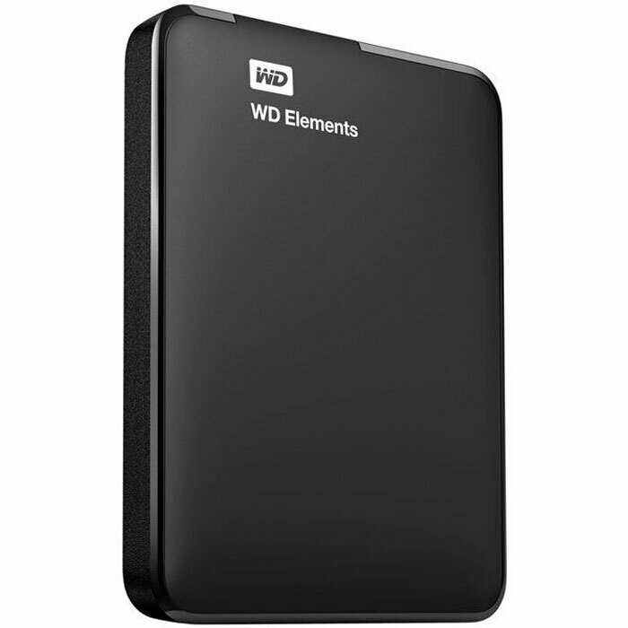 Внешний жёсткий диск WD USB 3.0 1Tb WDBUZG0010BBK-WESN Elements Portable 2.5" Black