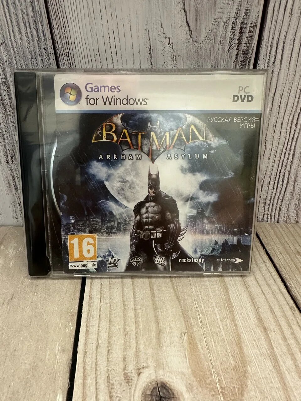 Диск с игрой Batman Arkham asylum (русская лицензия) Винтажная шикарная