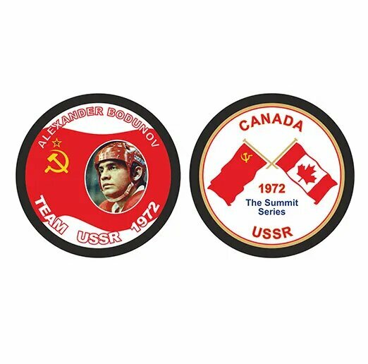 Rubena Шайба Team Canada-USSR 1972 Бодунов