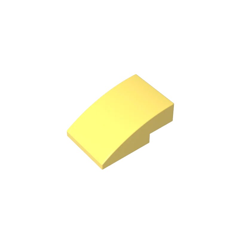 Gobricks 24309 изогнутые кирпичи, цвет 033, 10 шт.