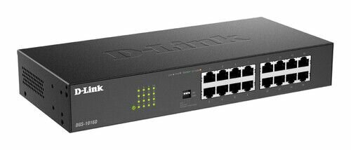 Коммутатор D-Link DGS-1016D неуправляемый 16 портов Gigabit Ethernet