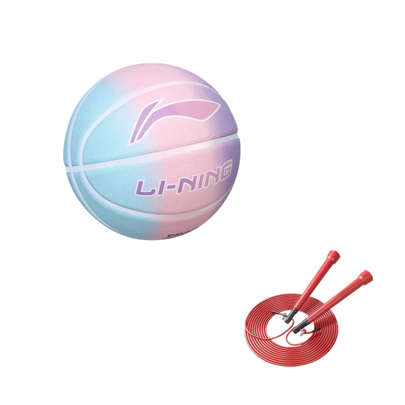 Баскетбольный мяч унисекс Li Ning x CBA Rubber, размер 7, тренировочный, версия CN