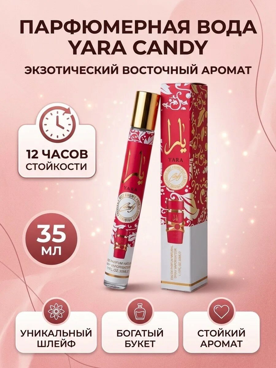 Парфюм женский YARA CANDY 35 мл – изысканное женское парфюмерное творение