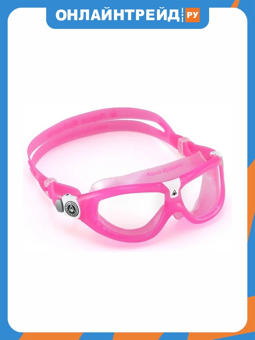 Очки для плавания детские Aqua Sphere Seal Kid 2, розовый/белый