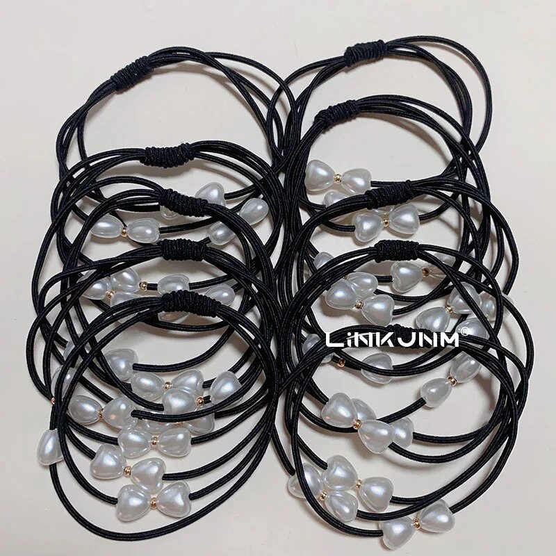 Резинки для волос LINKJNM, 10 шт. Черный, P Black 10PCS