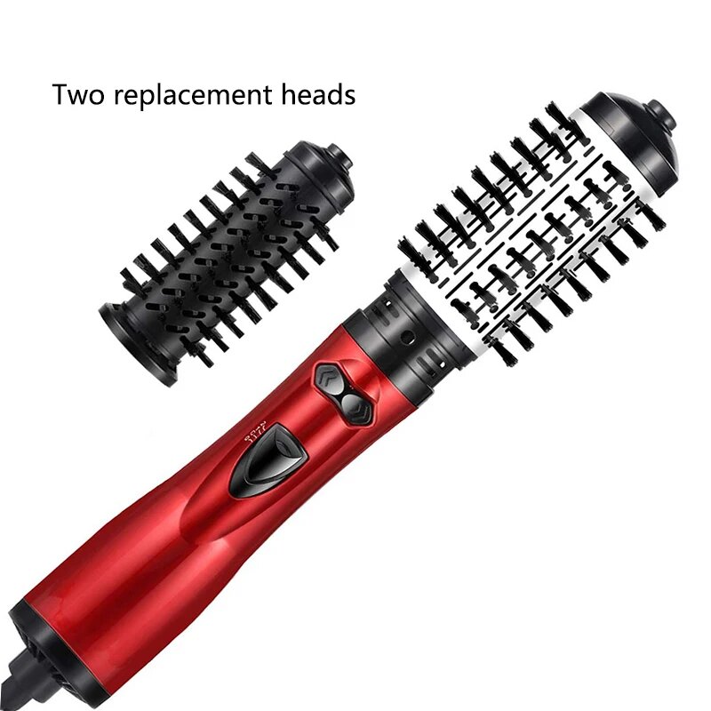 Автоматическая фен-щетка 3-в-1 для укладки волос EU Plug, red