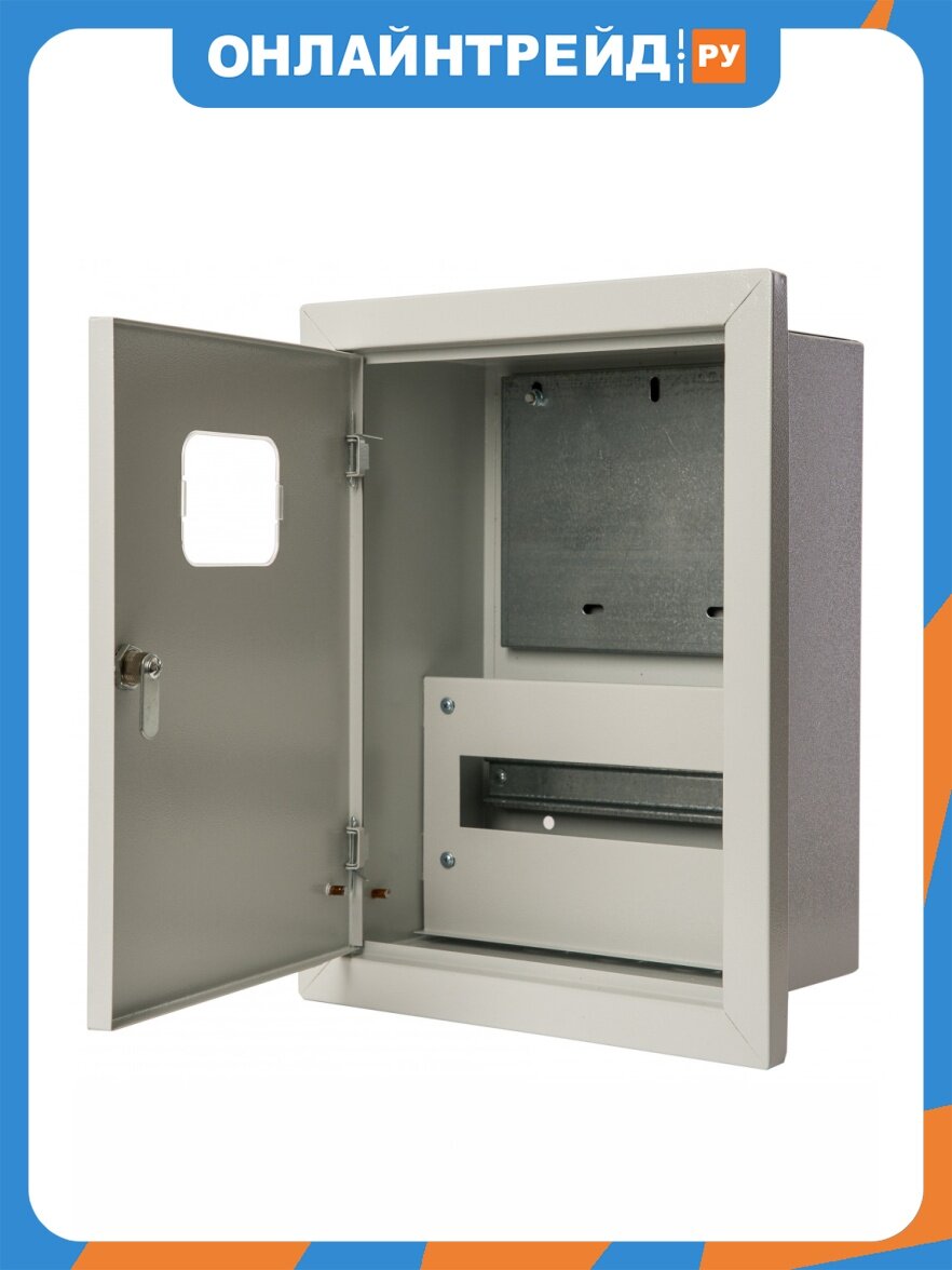 Корпус металлический Dekraft 430х330х160 1-фазн. 12 мод. IP31 ЩРУВ-1/12, 30301DEK