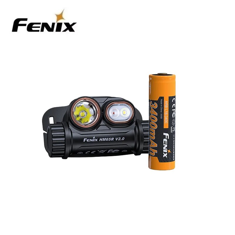 Профессиональный налобный фонарь Fenix HM65R V2.0