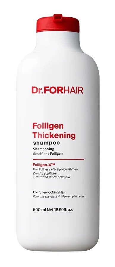 Шампунь с биотином против выпадения волос Dr.Forhair Folligen Thickening Shampoo, 500 мл