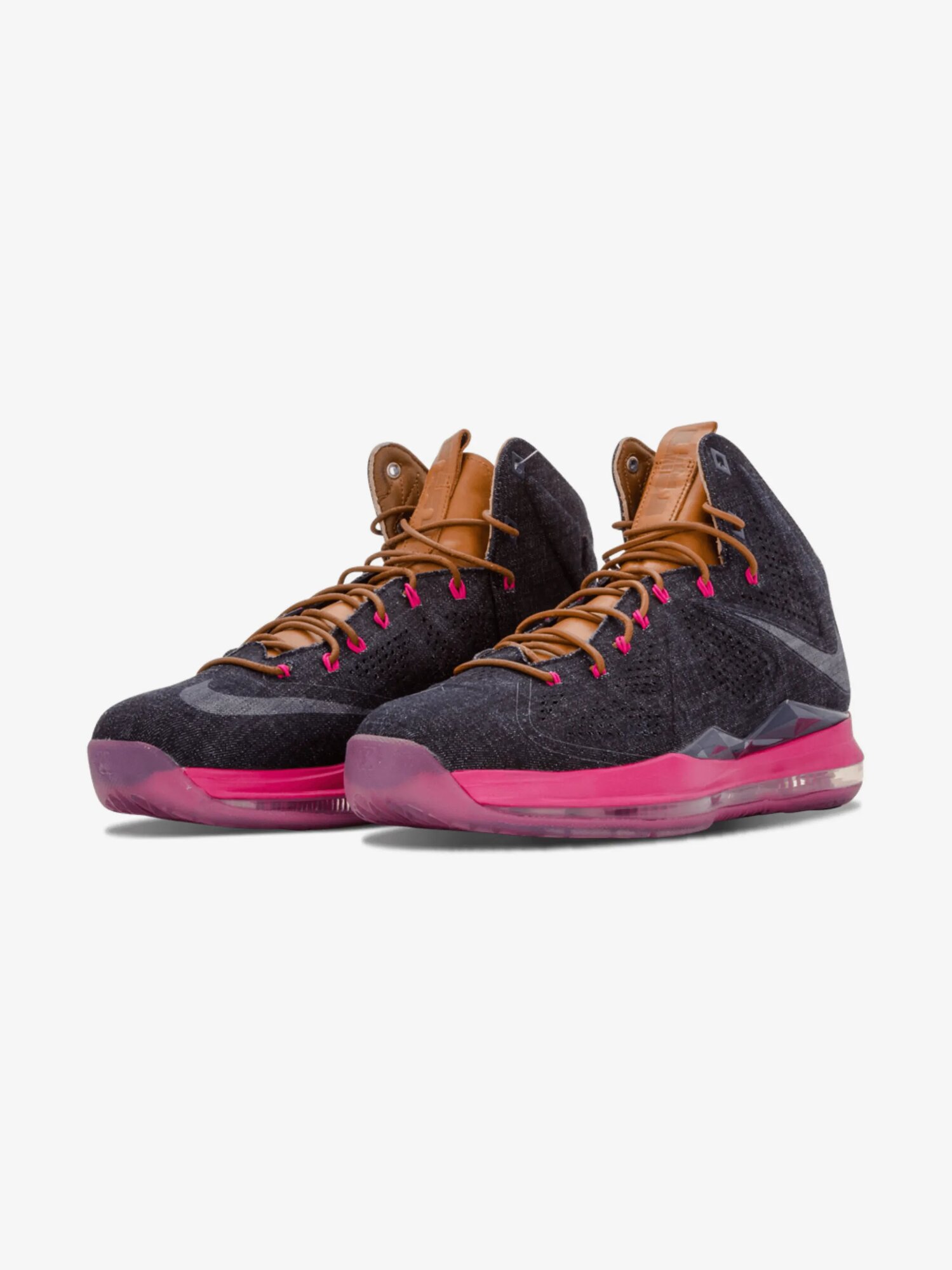 Кроссовки NIKE 'Lebron 10 EXT Denim QS', размер 8.5 US — фото 1