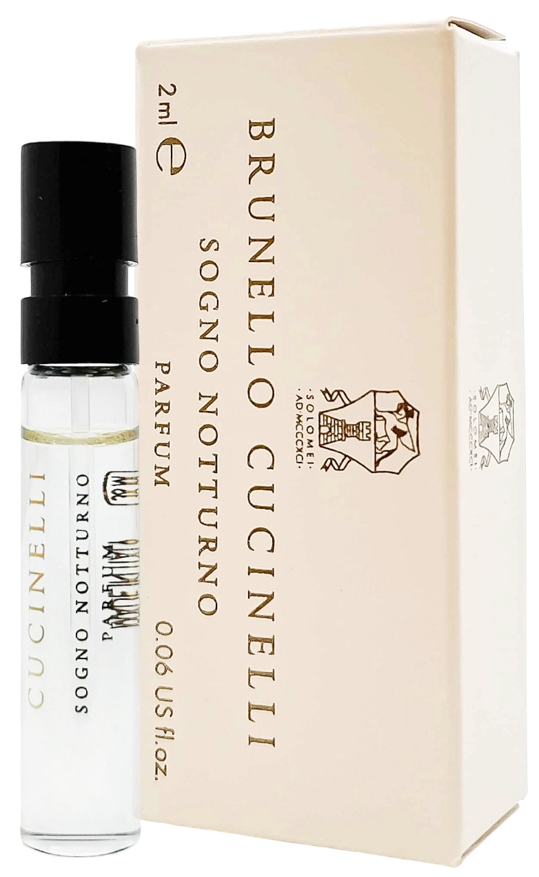 Brunello Cucinelli Sogno Notturno 2 мл сэмпл духи / Ноттюрно для женщин и мужчин