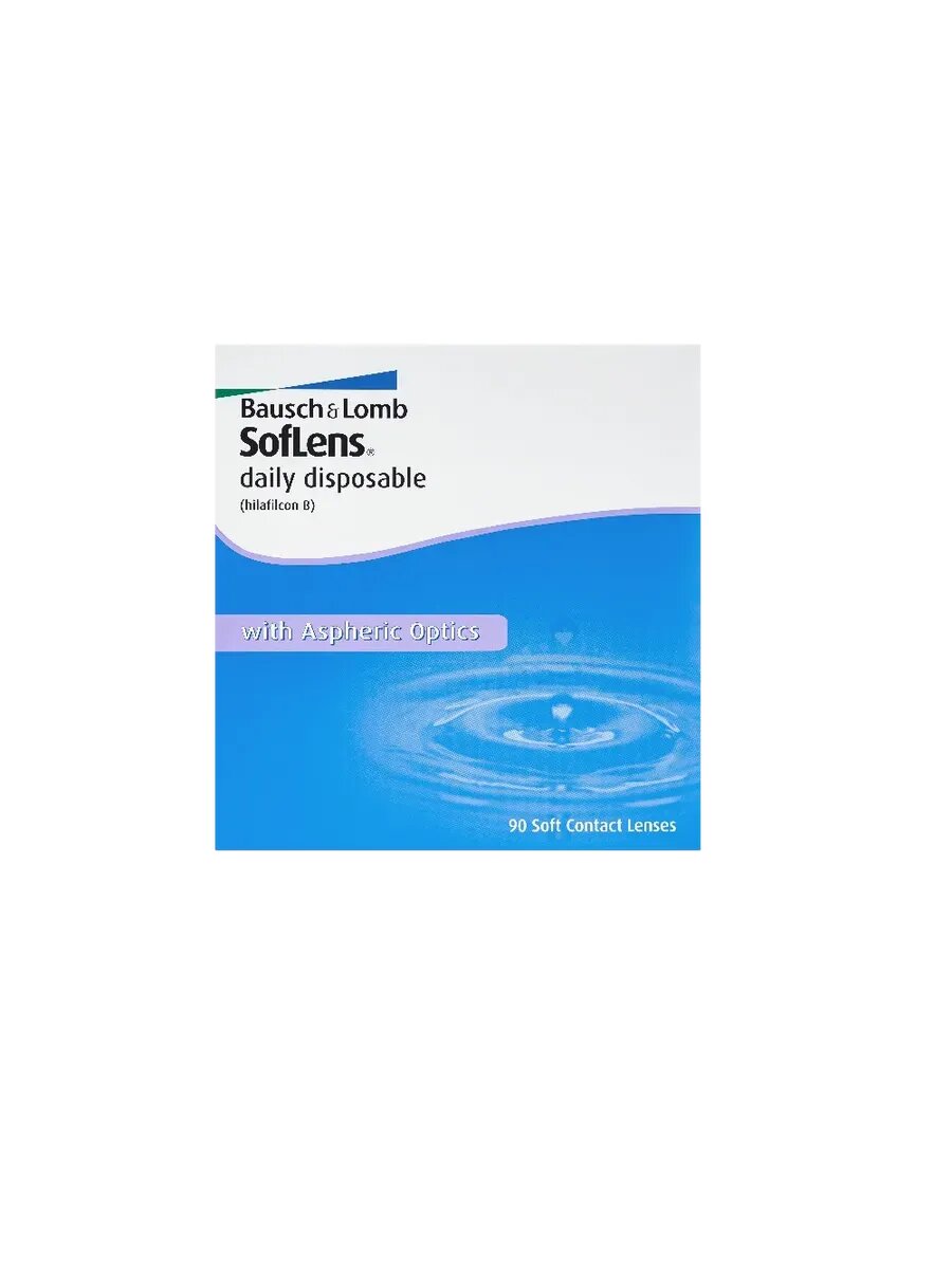 Контактные линзы SofLens Daily Disposable 90 шт / -7.50/8.6/14.2 1 уп