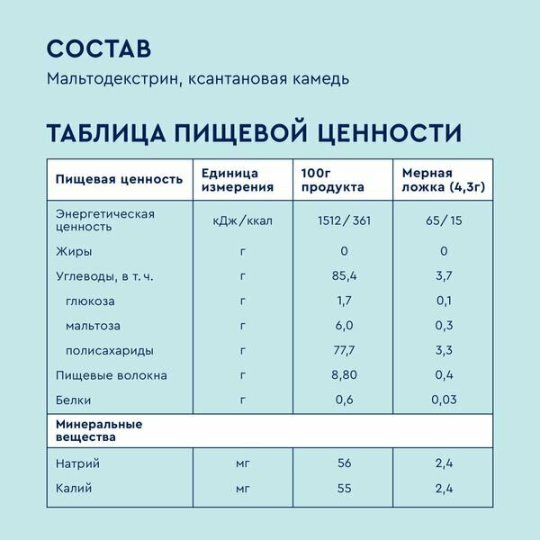 Питание лечебное при затруднении глотания сухая смесь Disphagia Nutrien/Нутриэн 370г — фото 1