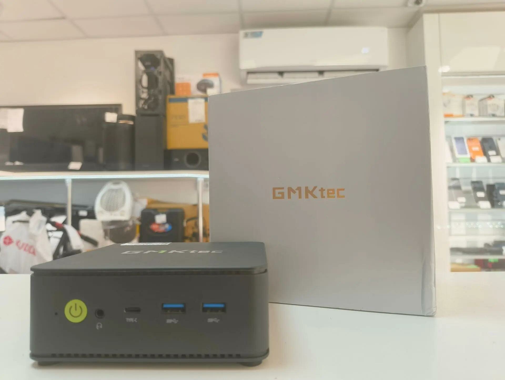 Мини-ПК GMKtec "NucBox" M6, ОЗУ 32GB, SSD 512GB, AMD Ryzen 5, 6600H — фото 1