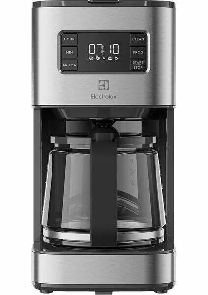Electrolux Кофеварка капельная Кофемашина с фильтром E5CM1-6ST с регулировкой времени и аромата