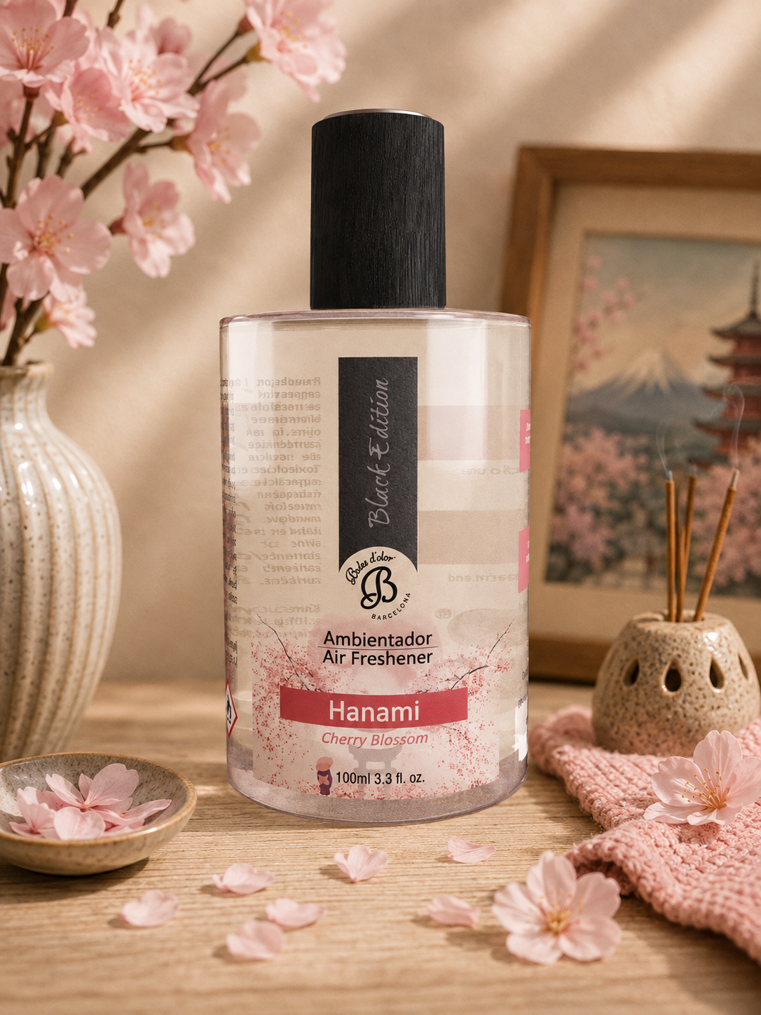 Boles d'olor / Духи-спрей для дома 100мл Весенняя сакура / Edition Hanami