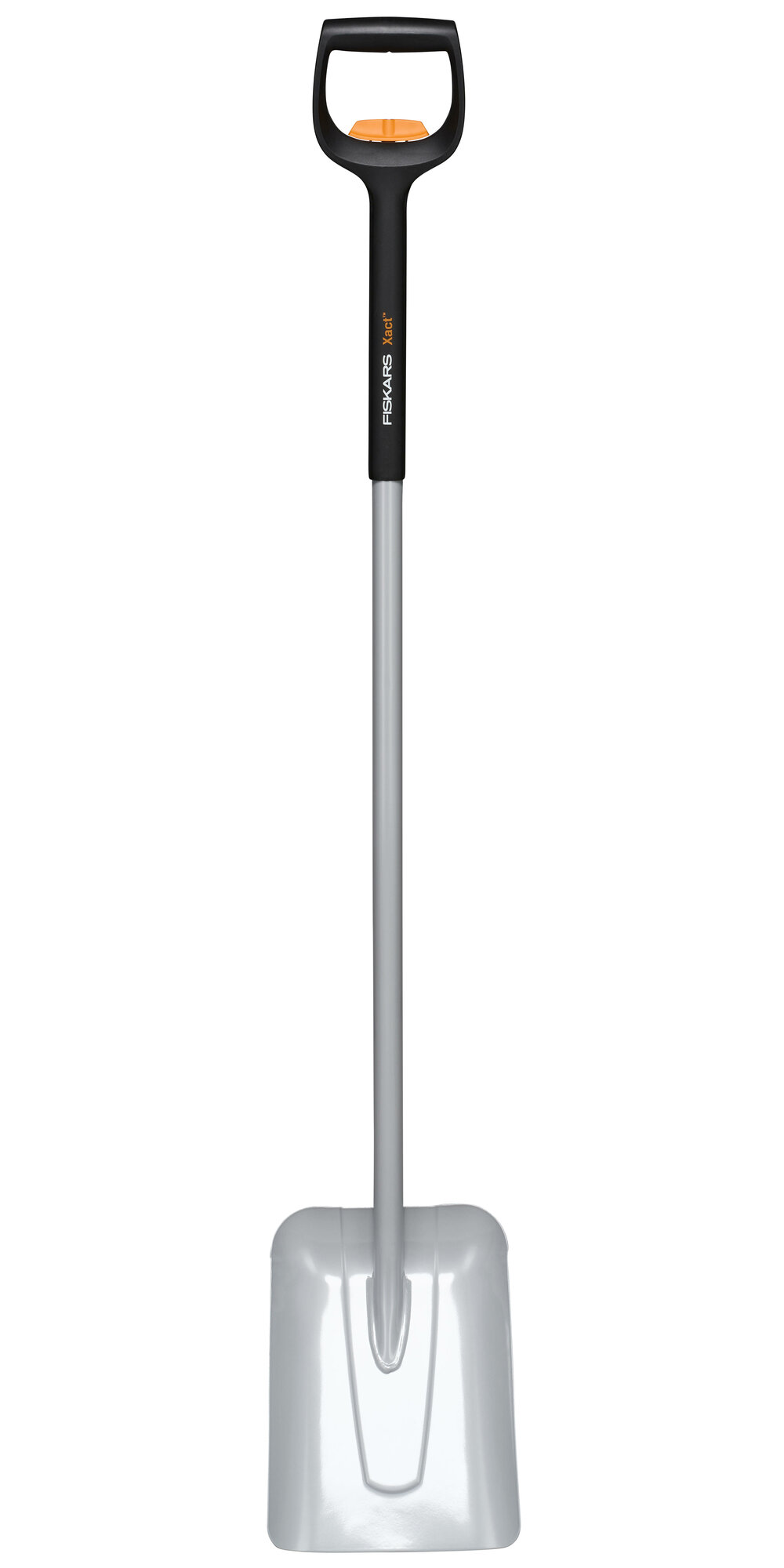 Лопата FISKARS Xact совковая телескопическая с черенком 1066734 длина 120,8 до 140 см