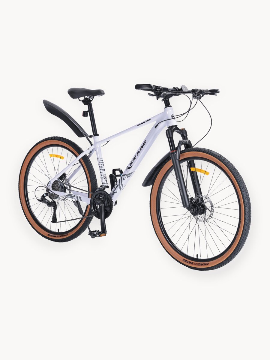 Велосипед Team Klasse MB-3-A, городской, 27 скоростей, диаметр колес 27.5", рама 17", белый