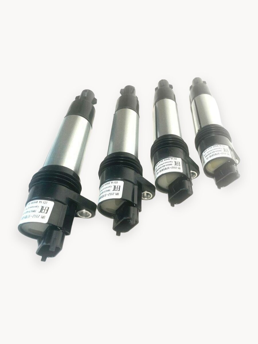 Комплект катушек зажигания ВАЗ 4шт 2110, 2111, 2112 Lada Vesta, X-ray, Priora, Granta 16V, Kalina, 211-2370-501013