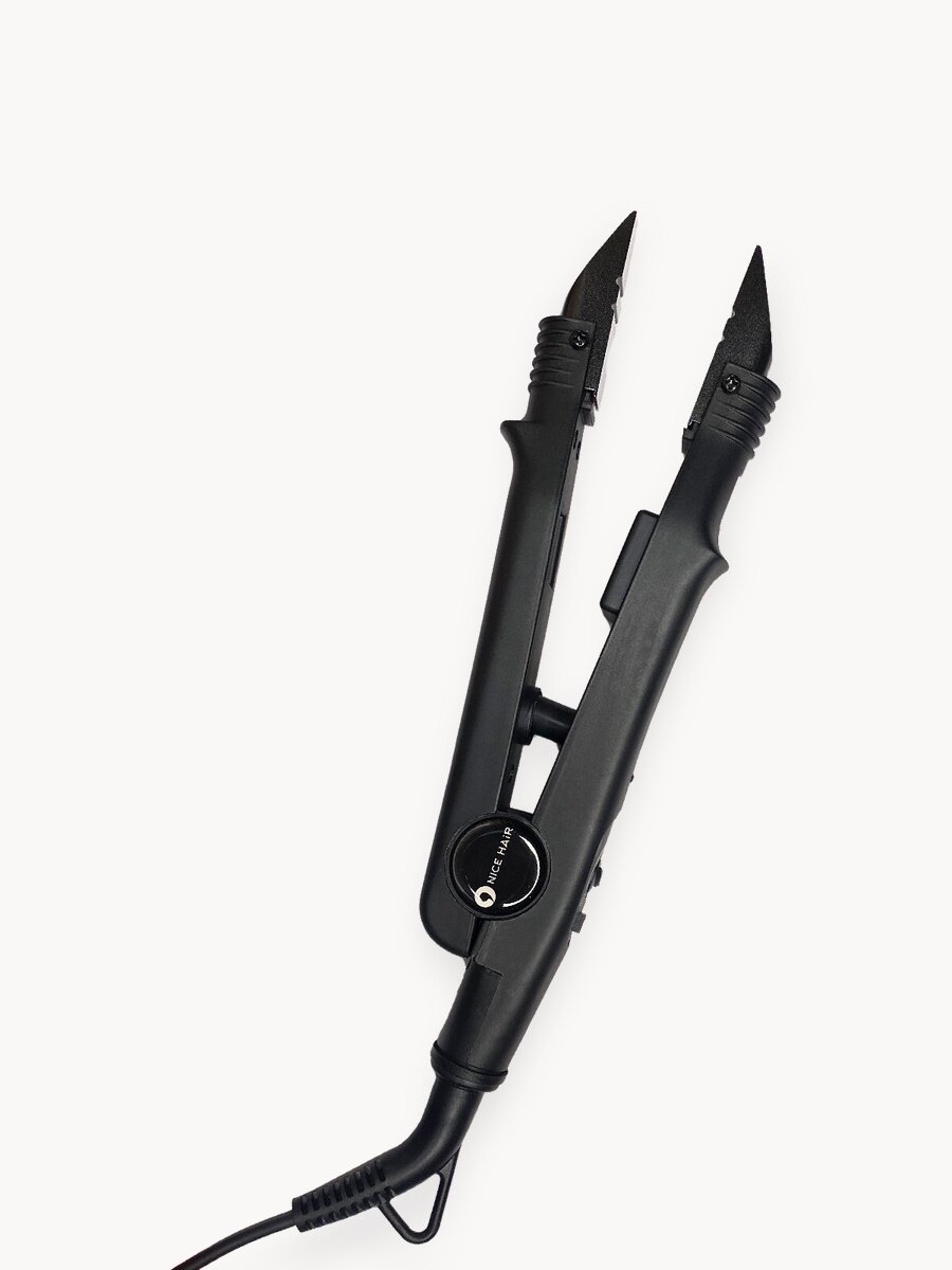 Щипцы для наращивания волос с терморегулятором