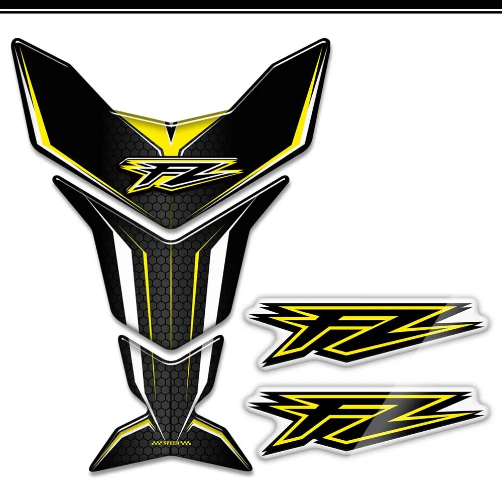 Для мотоцикла Yamaha FZ6 FZ6N FZ8 FZ8N FZ1 FZ1000 FZ07 FZ09 FZ10 защита топливного бака топливный комплект наклейка на колено