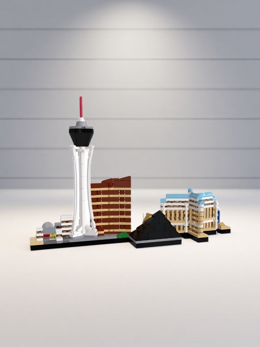 Конструктор Архитектура Город Лас Вегас / Architecture Las-Vegas / 501 деталь