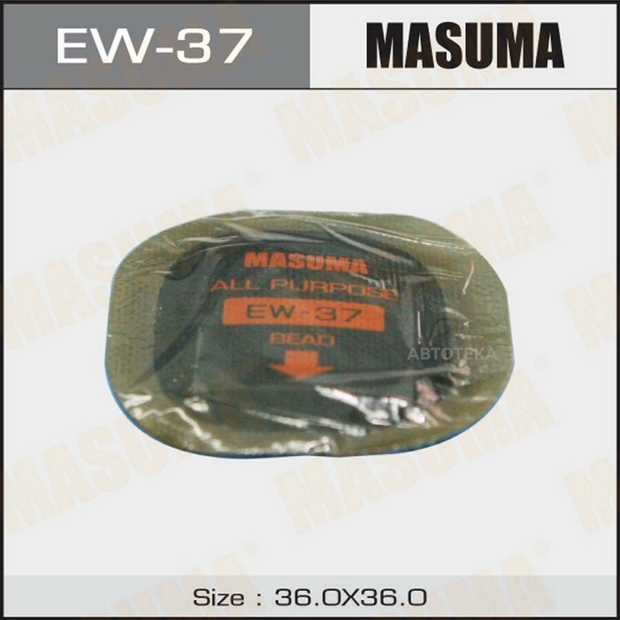 Ремкомплект для камер и шин 36x36mm MASUMA EW37