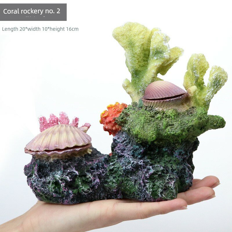 Искусственный коралловый камень структура №2 для морских аквариумов, декор рифа с реалистичной текстурой