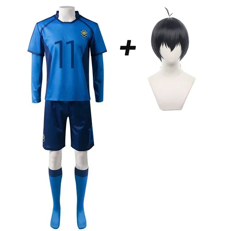 Костюм Наги Сейширо из аниме Blue Lock S, No.11 Costume wig