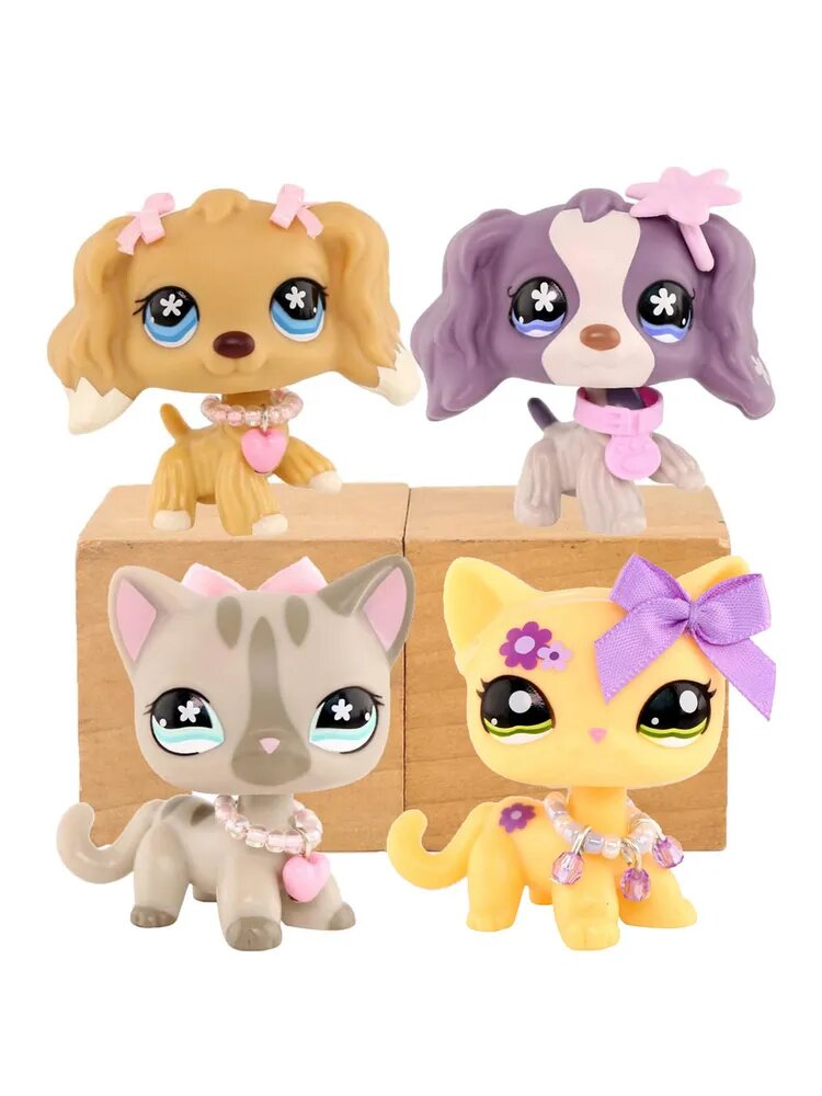 Pet Shop #575 #748 #468 #1962, лпс Короткошерстная кошка, кокер-спаниели, С комплектующими